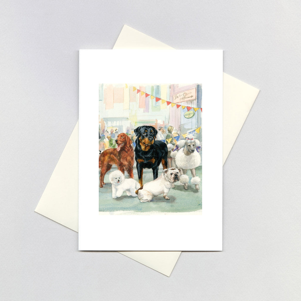 Carl at the Dog Show - Good Dog Carl Greeting Card – Laughing Elephant ...
