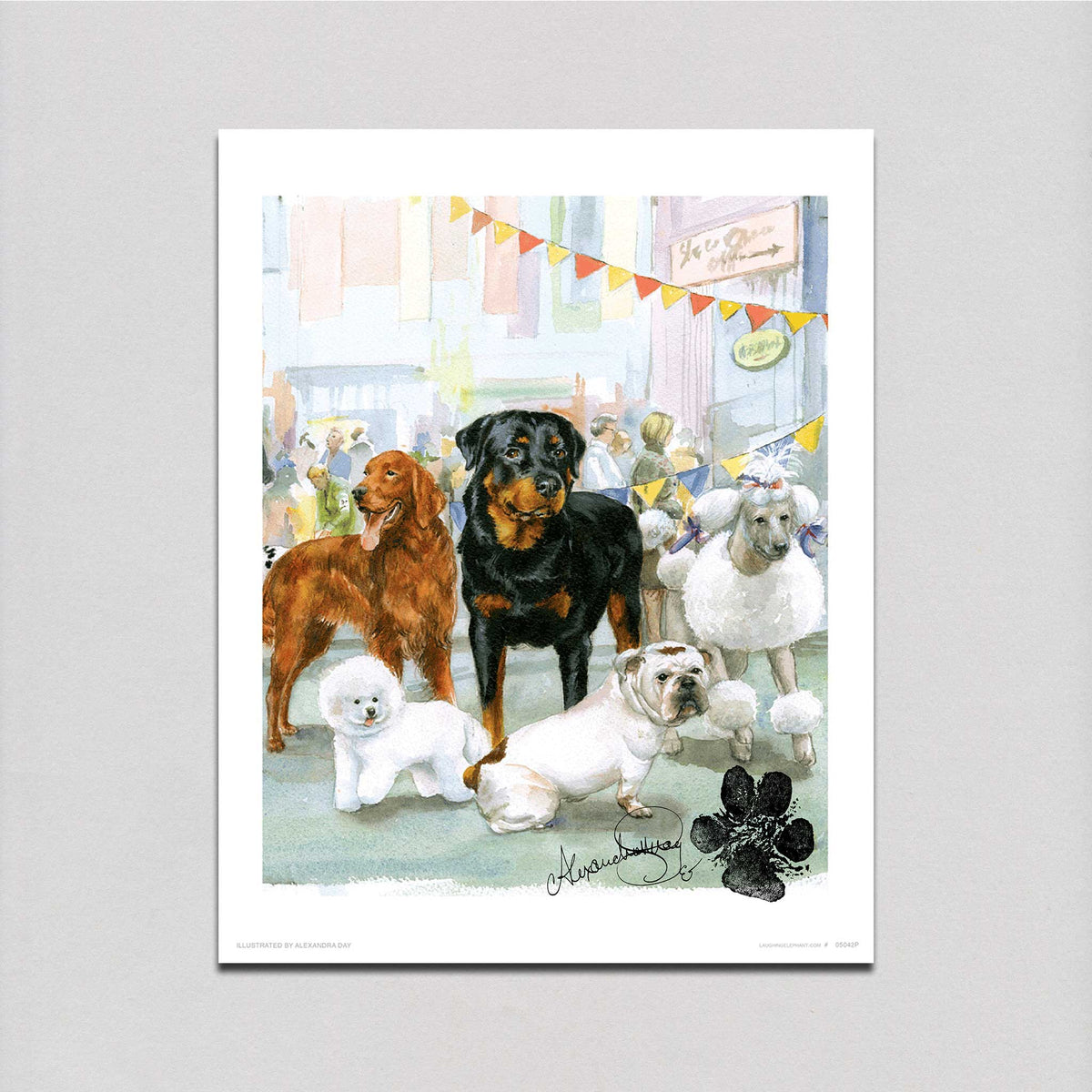Carl at the Dog Show - Good Dog, Carl Art Print (Signed) – Laughing ...