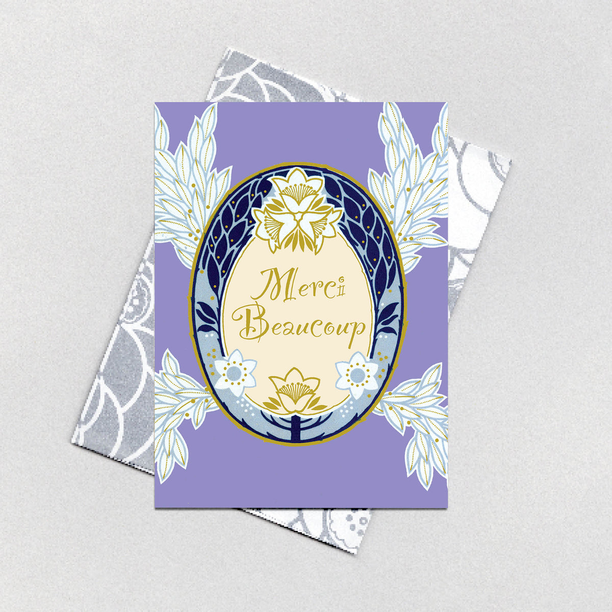 Merci Beaucoup - Thank You Greeting Card – Laughing Elephant Wholesale